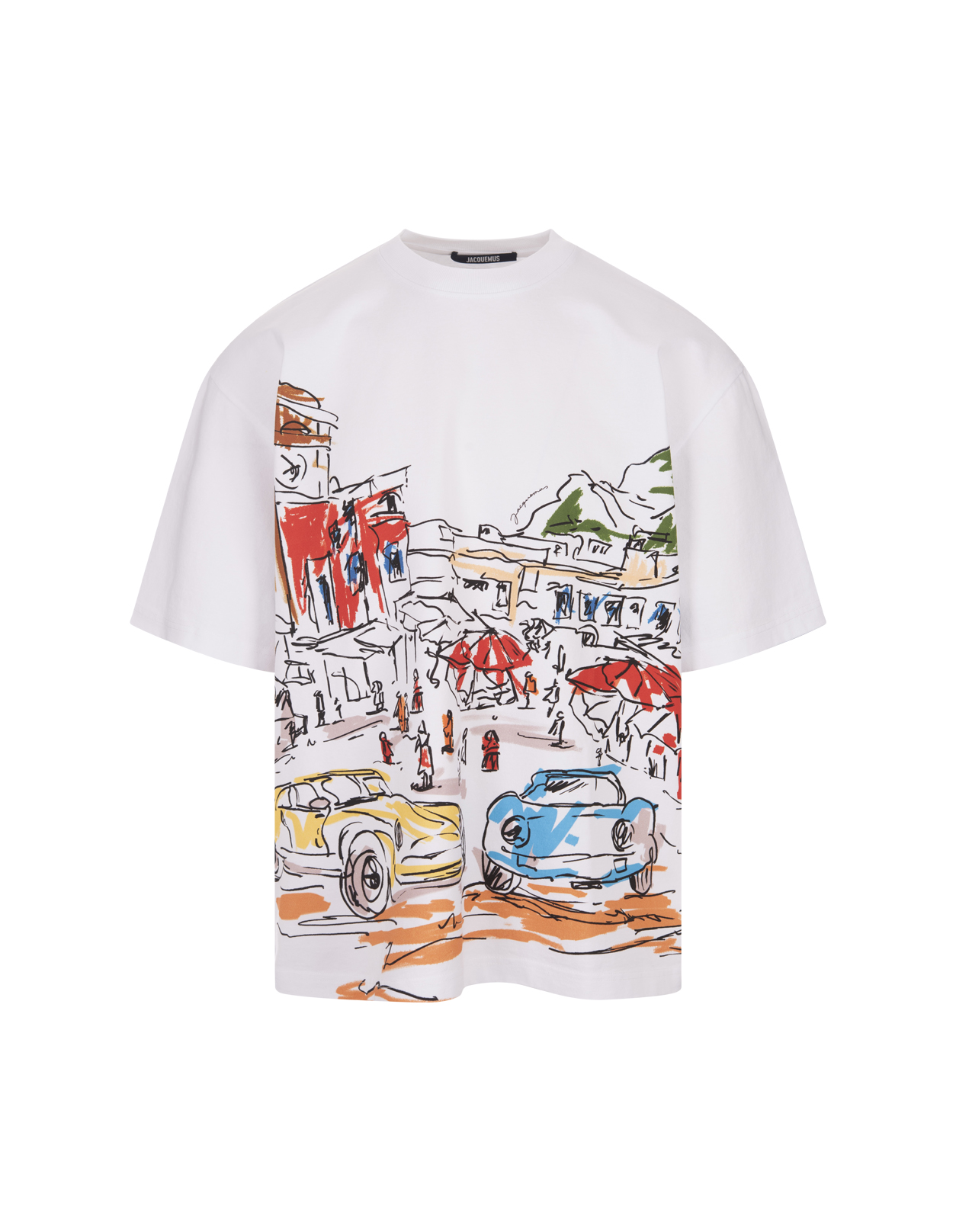Le T Shirt Largo In White
